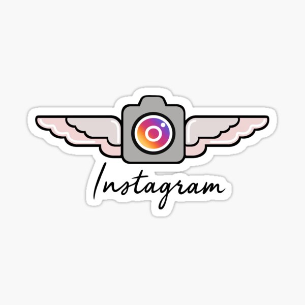 "Instagram Logo " Sticker for Sale by SilkandSweet | Redbubble