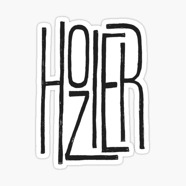 Pegatina «Logo Hozier» de NikkiMouse82 | Redbubble