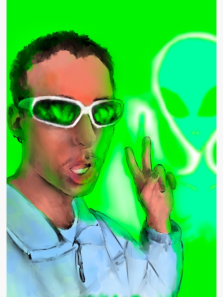 "Alien boy" Sticker for Sale by Eyec85 | Redbubble