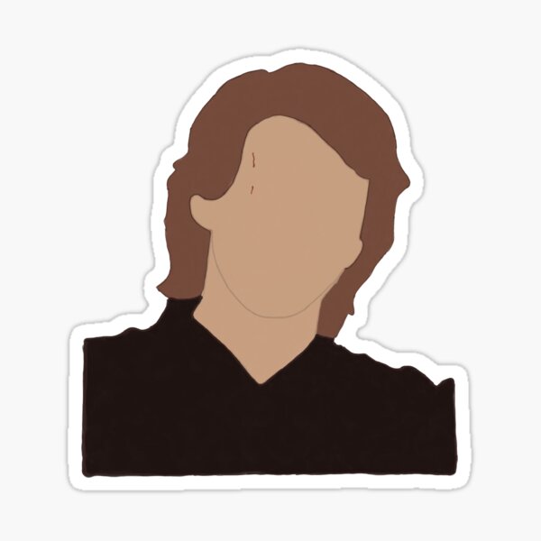 "anakin " Sticker for Sale by kristaga0116 | Redbubble