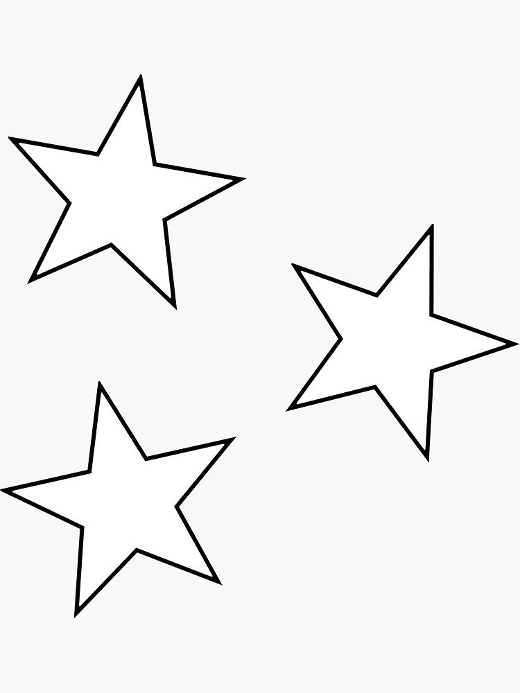 "White Star Minis (3-Pack)" Sticker for Sale by magnoliastudios | Redbubble