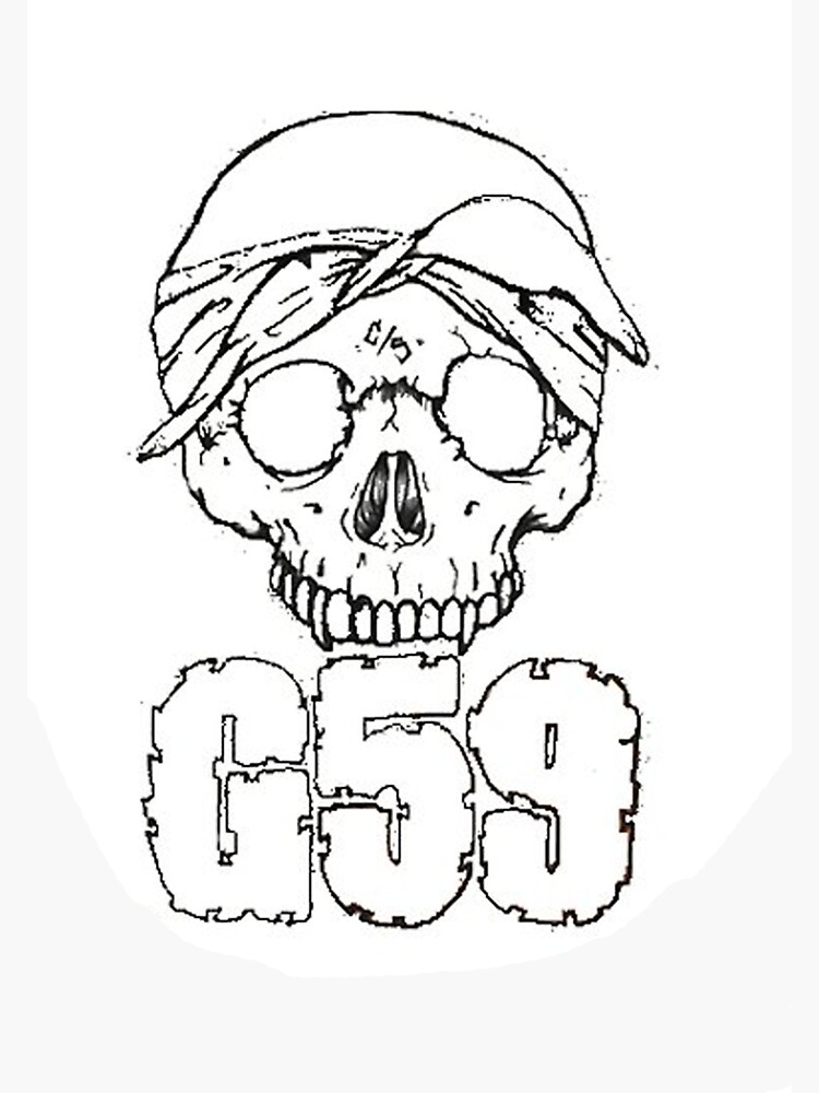 "grey 59" Sticker for Sale by peppacsaba | Redbubble
