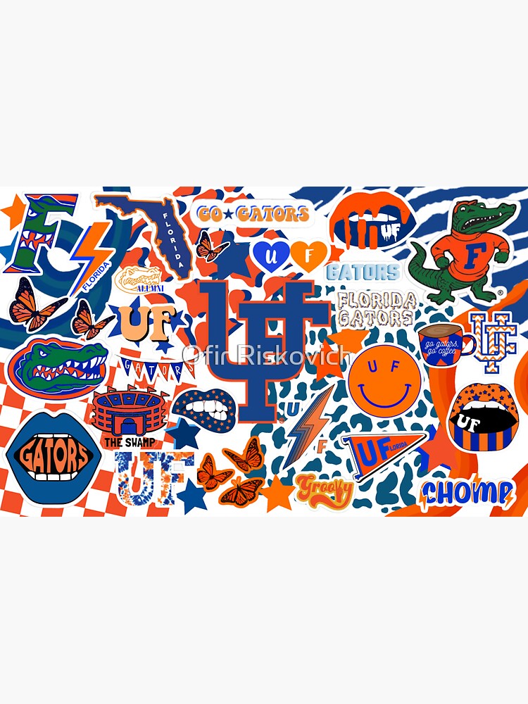 "UF collage" Sticker for Sale by Ofir Riskovich | Redbubble