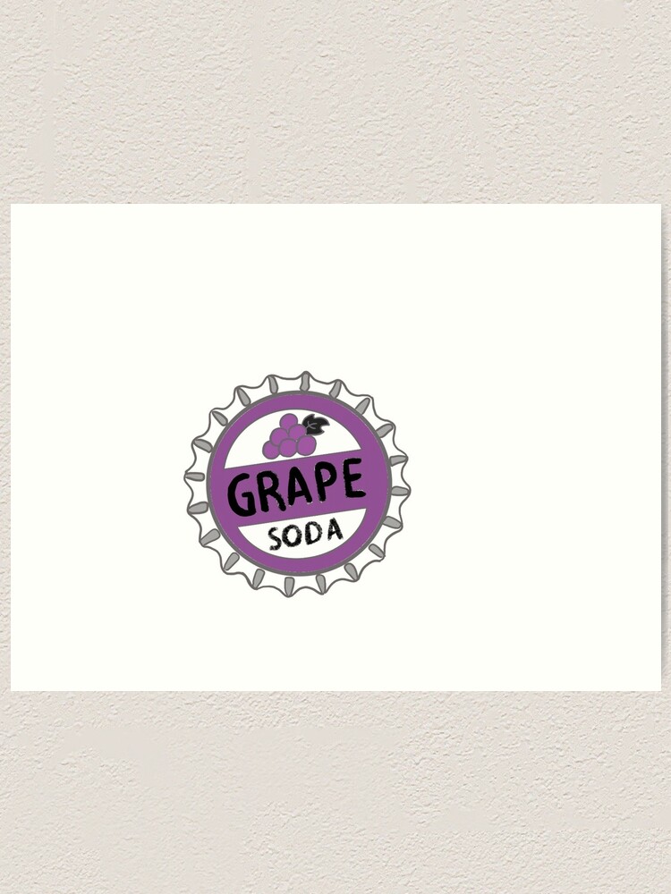 "UP Grape Soda Pin" Art Print for Sale by JordanKleinArt | Redbubble