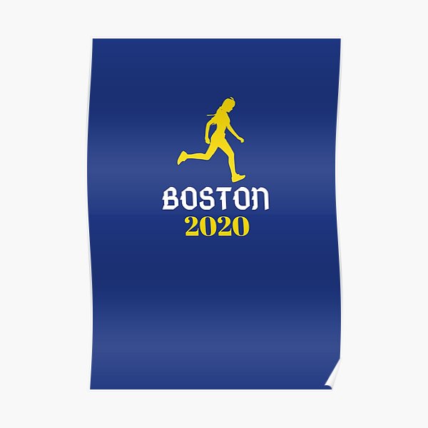 "Boston Marathon 2020" Poster for Sale by TeaAndPrints | Redbubble