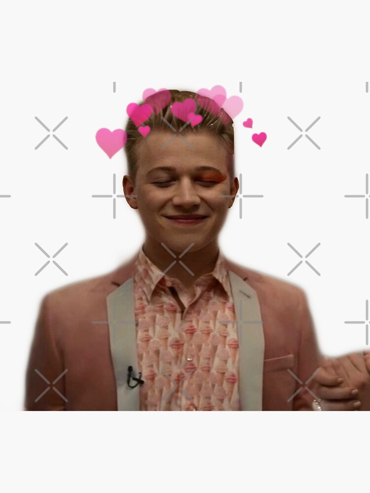 "seb being cute!" Sticker by bwaykt | Redbubble