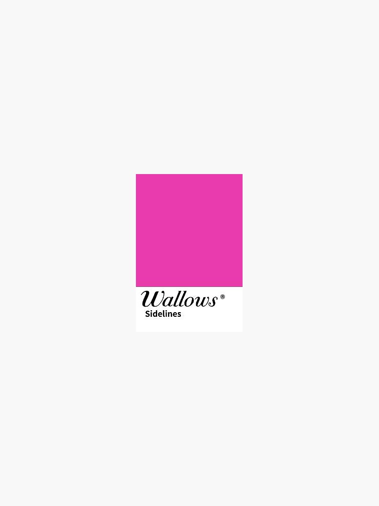 "Wallows Sidelines Color Swatch" Sticker by tors- | Redbubble