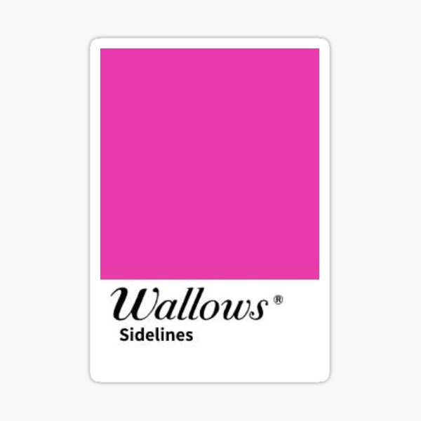 "Wallows Sidelines Color Swatch" Sticker by tors- | Redbubble
