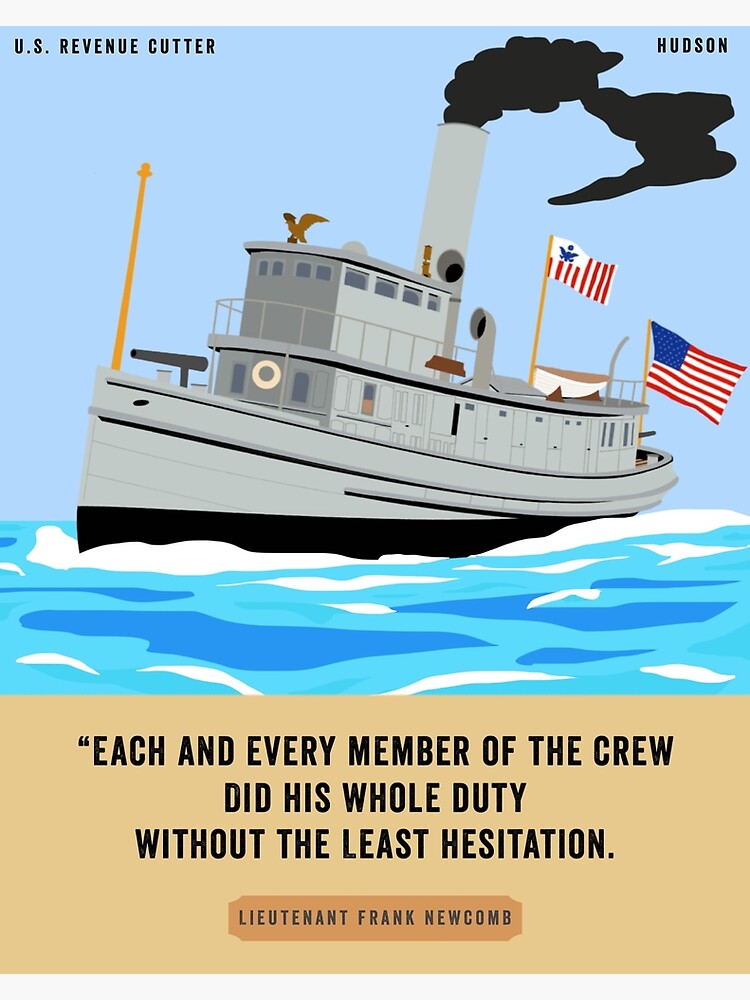 "USRC Hudson - Revenue Cutter - Duty" Photographic Print by ...