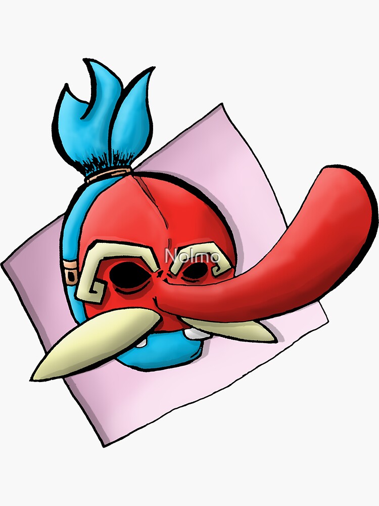 "Tengu The Heavenly Dog" Sticker for Sale by Nolmo | Redbubble