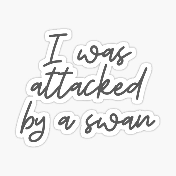 "Attacked" Sticker for Sale by clandestitching | Redbubble