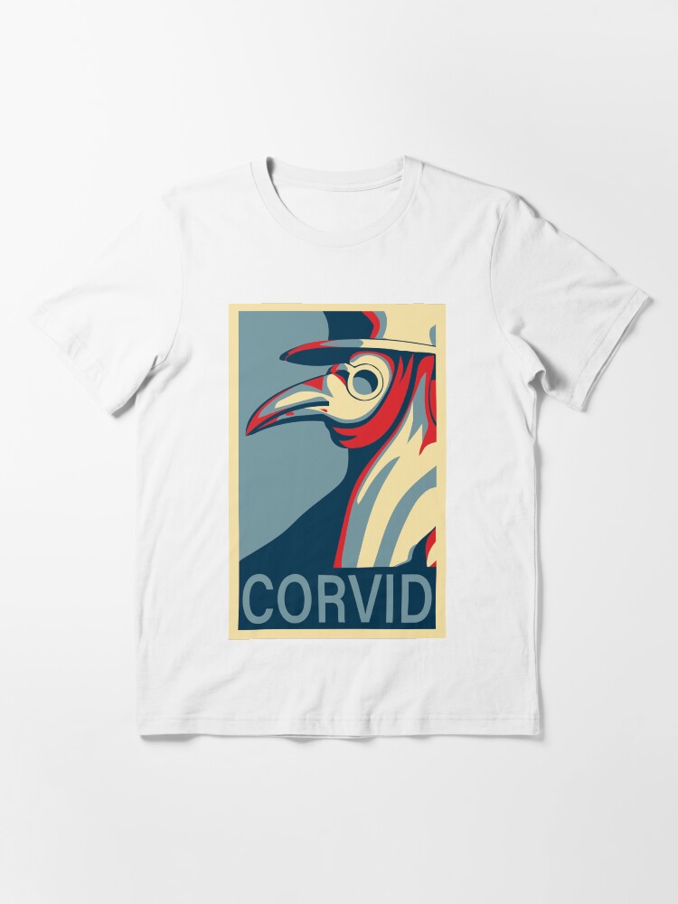 "CORVID" T-shirt for Sale by mwigart | Redbubble | covid 19 t-shirts ...