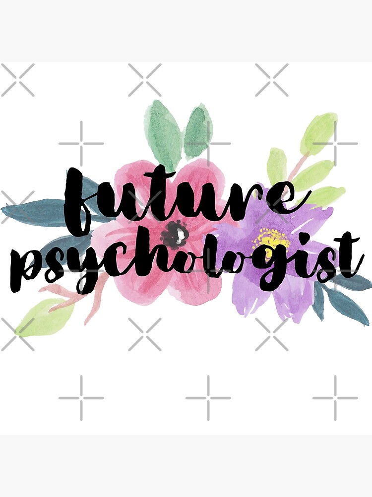 "Floral Future Psychologist" Poster for Sale by annxva | Redbubble