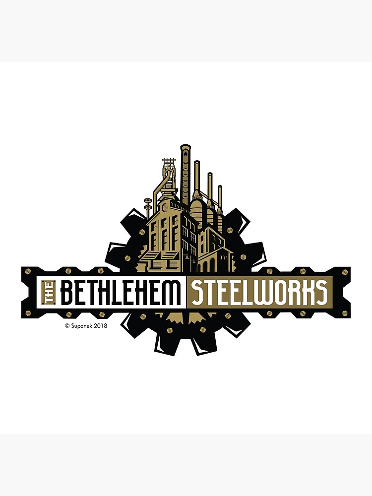 "Bethlehem Steelworks Logo" Poster for Sale by Xsquilax | Redbubble