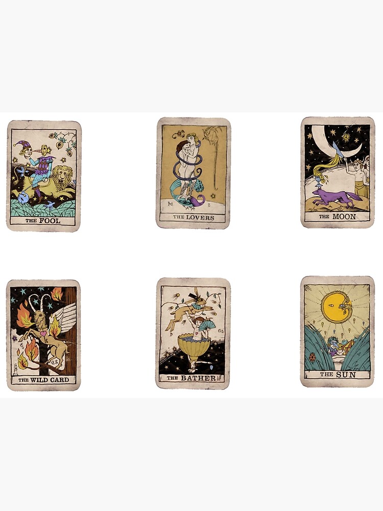 "Tarot card sticker pack " Art Print by angelslover | Redbubble