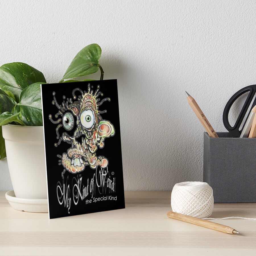 "My Kind of Weird - The Special Kind - SCATTER MAN" Art Board Print for ...