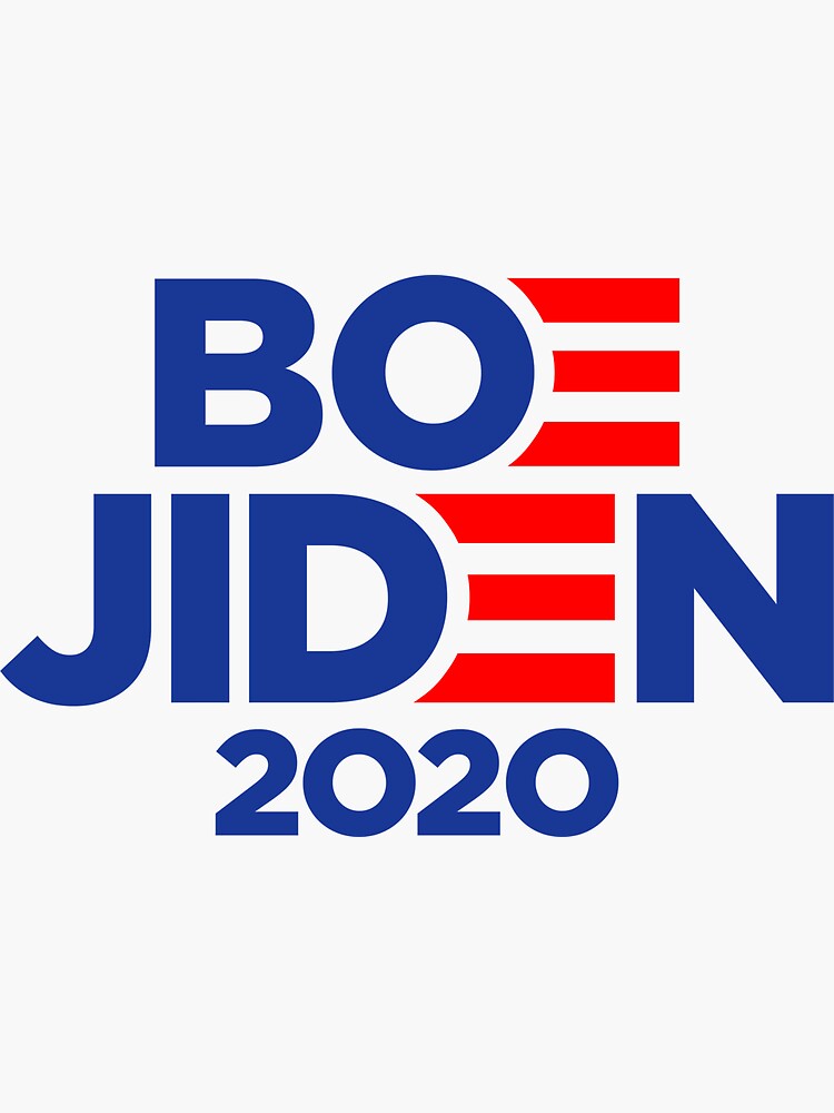 "Boe Jiden 2020" Sticker for Sale by stierney | Redbubble