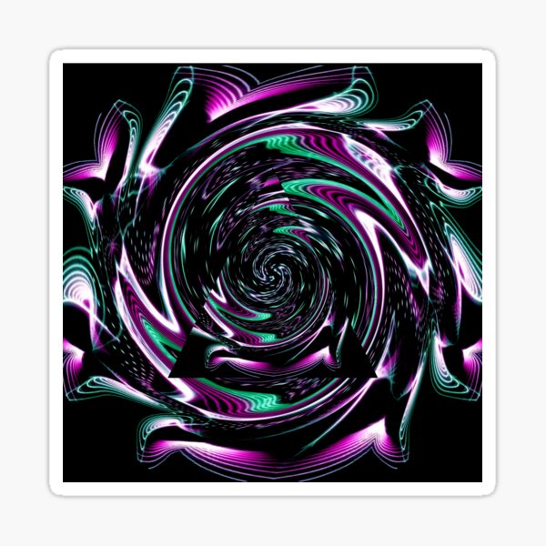 "Quantum Vortex" Sticker by Kittyleo | Redbubble