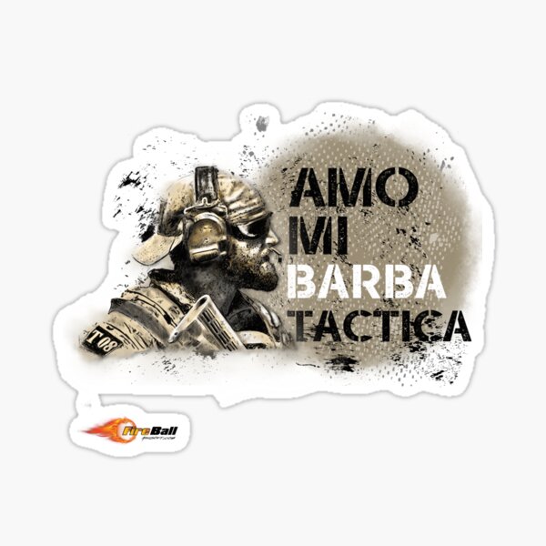 "Tactical Beard Operator" Sticker for Sale by Cataraga | Redbubble