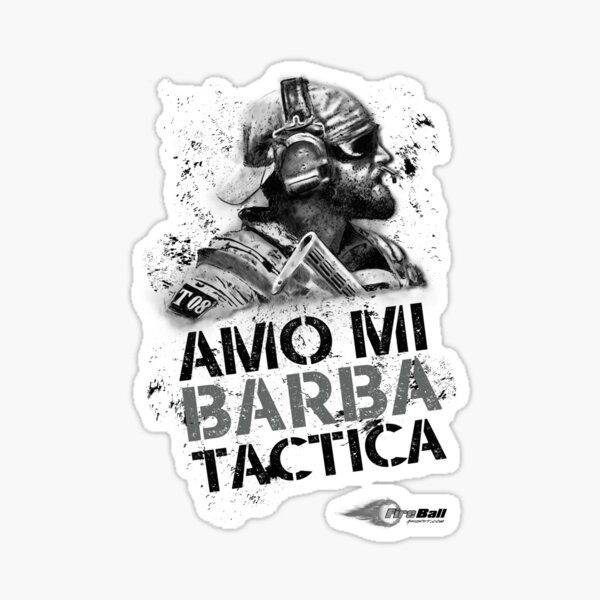 "Bearded Tacticool Operator" Sticker for Sale by Cataraga | Redbubble