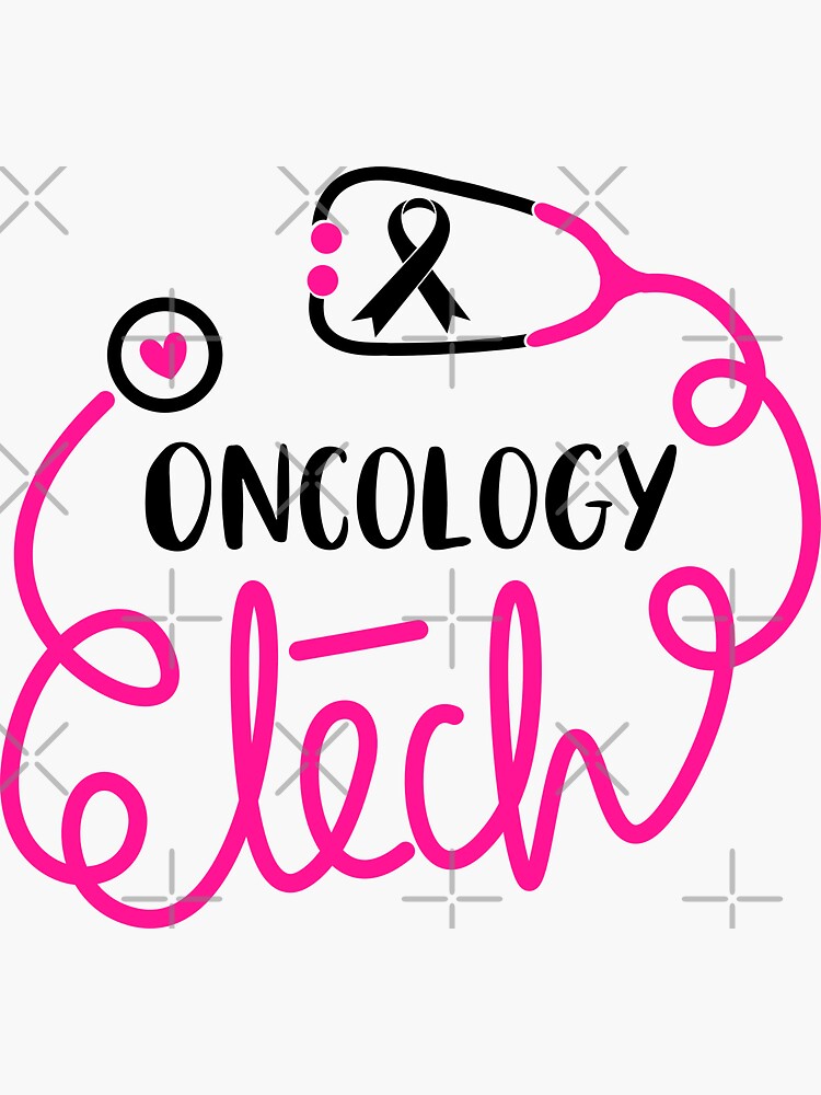 "Oncology Tech - Heme Onc Technologist Department - Cancer ribbon ...
