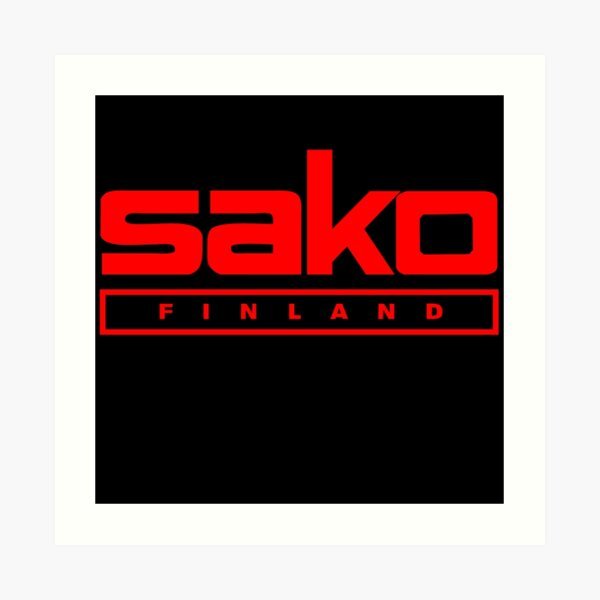 "SAKO Red Logo" Art Print by srenro | Redbubble