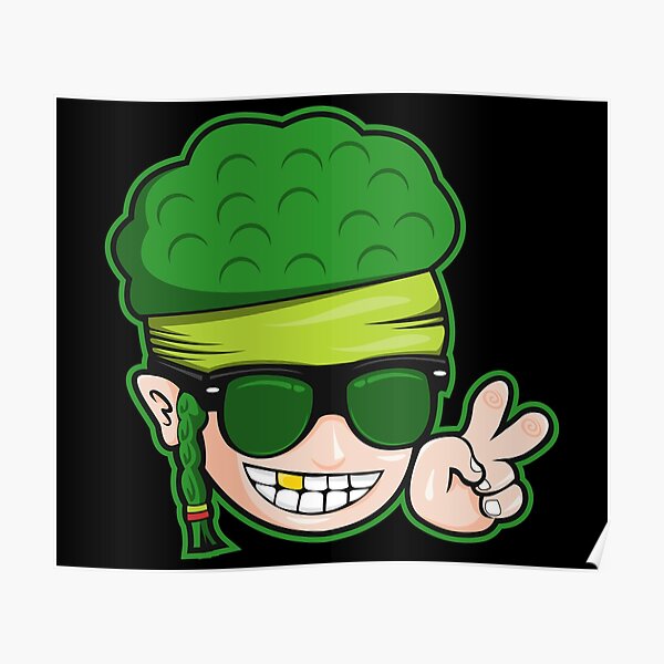 "Brocoli guy" Poster for Sale by SickTrend | Redbubble