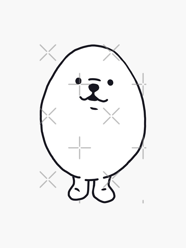 "Fluffy Dog" Sticker for Sale by baiiiley2 | Redbubble