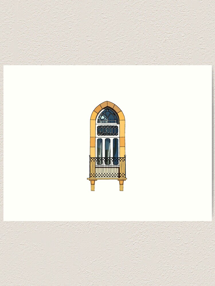 "Digital Watercolor Art: Traditional Lebanese Window " Art Print by ...