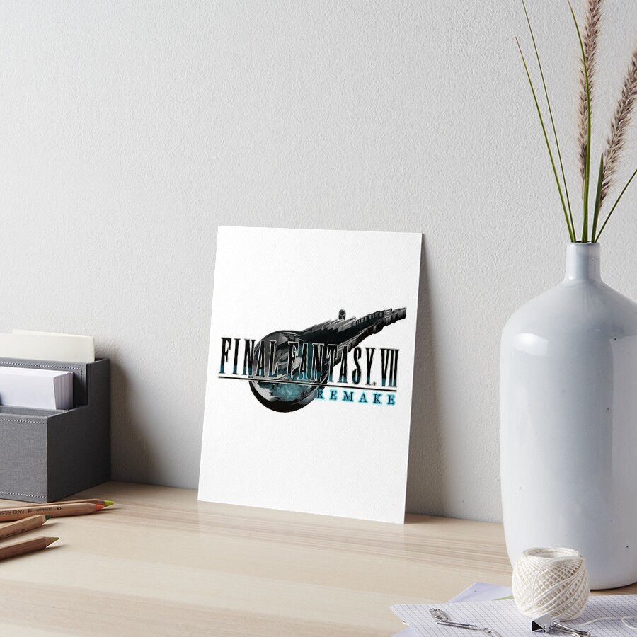 "FFVII Remake Final fantasy 7 logo remake new 2020" Poster by xvkx ...