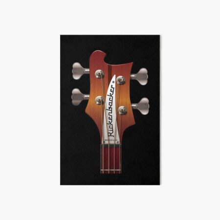 "GUITAR HEADSTOCK ART - RICKENBACKER 4003 BASS" Art Board Print by ...