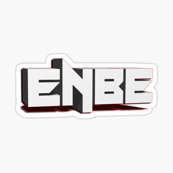 "Enbe Classic 3D Logo" Sticker by EnbeOfficial | Redbubble