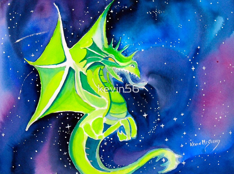 "Cosmic Dragon...." by kevin56 | Redbubble