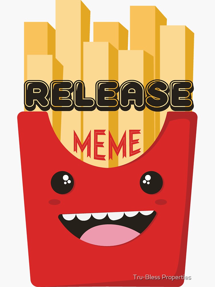 "Release Meme" Sticker for Sale by conroy0330 | Redbubble
