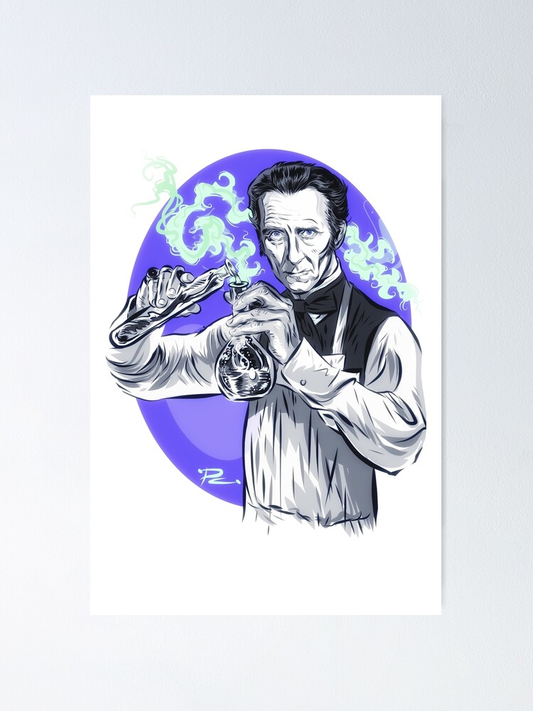"Peter Cushing - An illustration by Paul Cemmick" Poster for Sale by ...