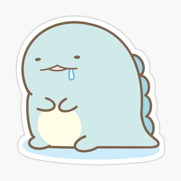 "Sumikko Dinosaur " Sticker for Sale by fatbubble20 | Redbubble