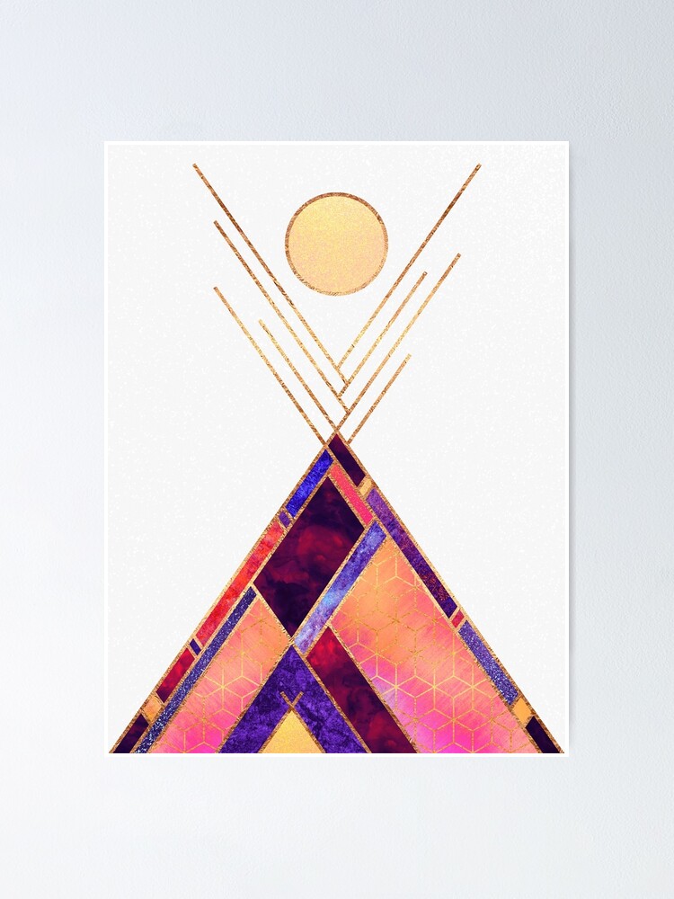 "Tipi Mountain" Poster for Sale by foto-ella | Redbubble