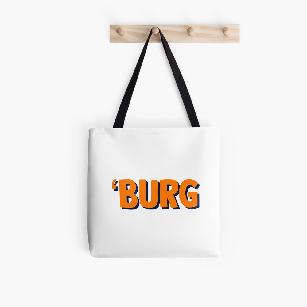 "'Burg Block Letters" Sticker for Sale by larakoelliker | Redbubble