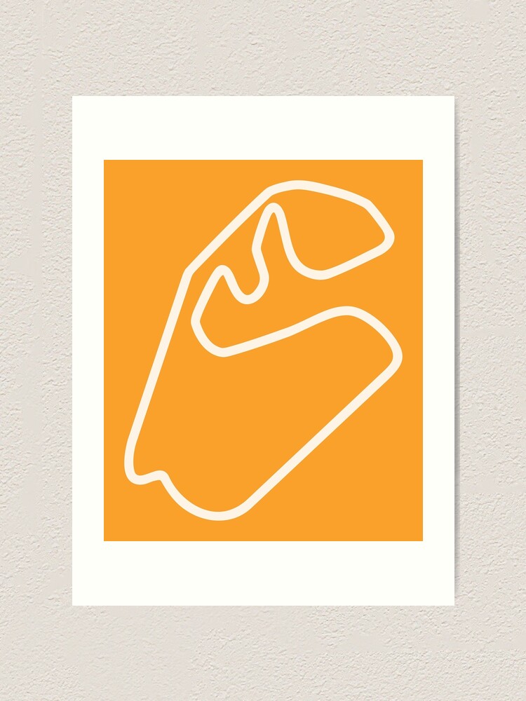 "Autódromo José Carlos Pace [outline]" Art Print by sednoid | Redbubble