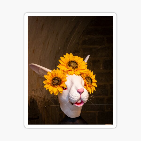 "White Rabbit" Sticker by SMartin | Redbubble