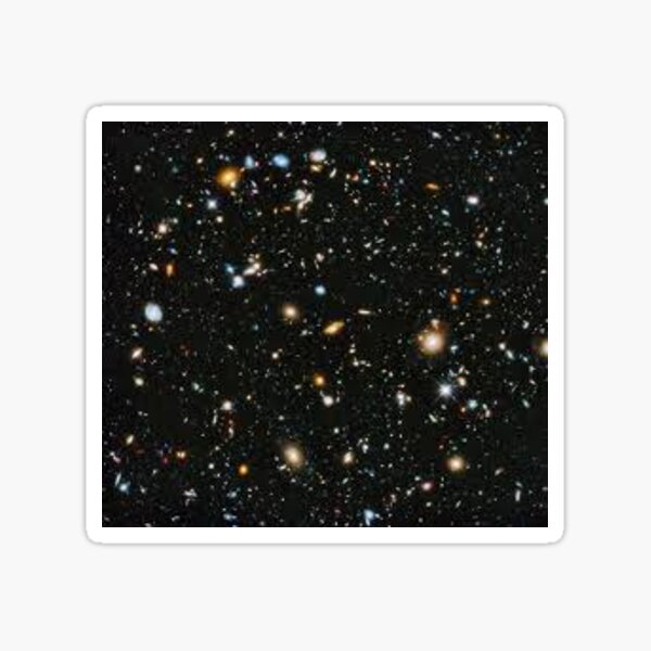 "Hubble Telescope Galaxies Photo" Sticker by nadasri | Redbubble