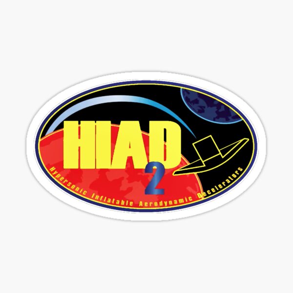 "Hypersonic Inflatable Aerodynamic Decelerator Logo" Sticker by ...