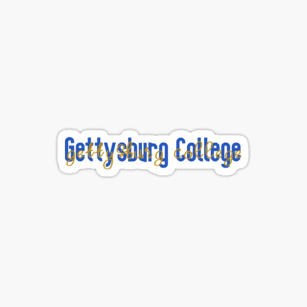 "gettysburg college" Sticker by hannsa01 | Redbubble