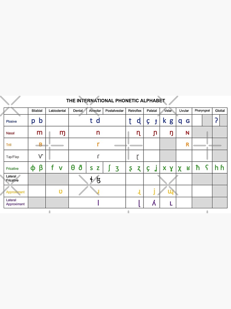 "IPA Chart" Poster for Sale by Bododobird | Redbubble