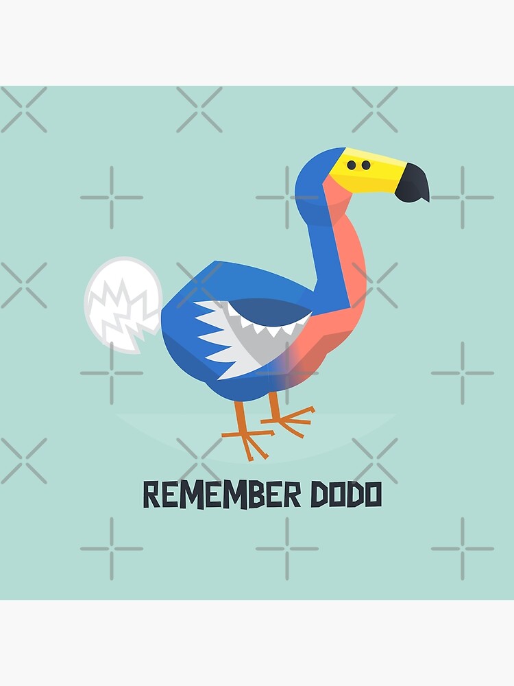 "Remember Dodo Cute Mauritius dodo bird" Throw Pillow for Sale by ...