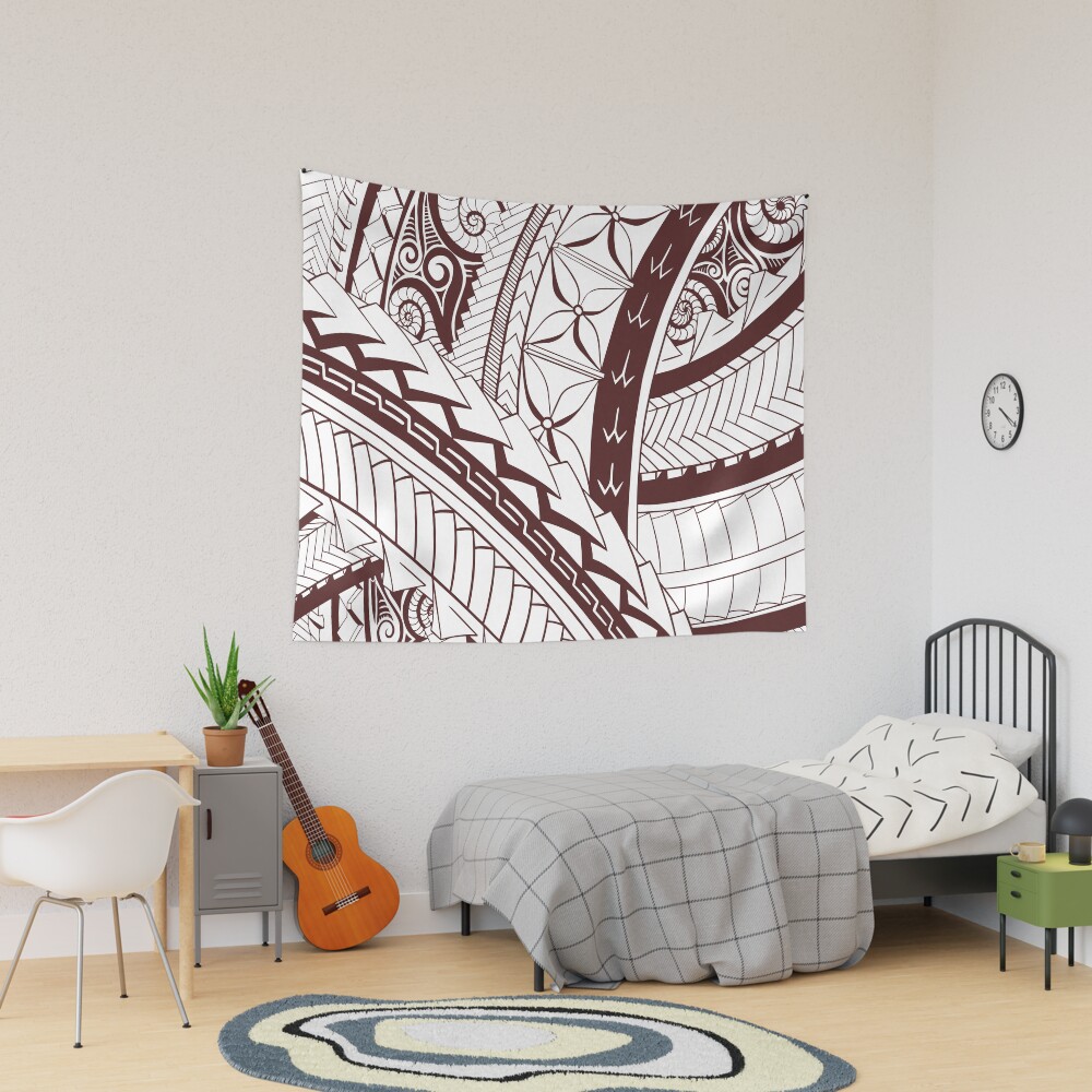 "Pacific Island Pattern 3 - Brown" Poster for Sale by Hunter54nz ...