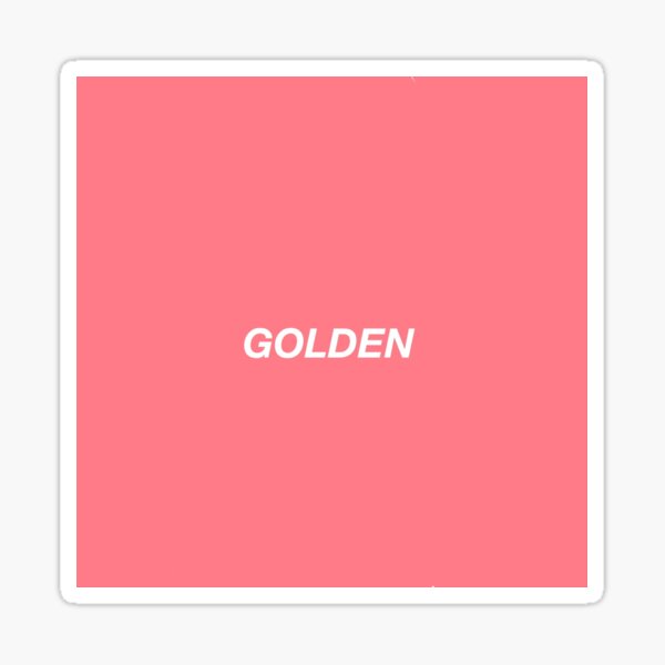 "Harry Styles Golden " Sticker for Sale by savanna0615 | Redbubble