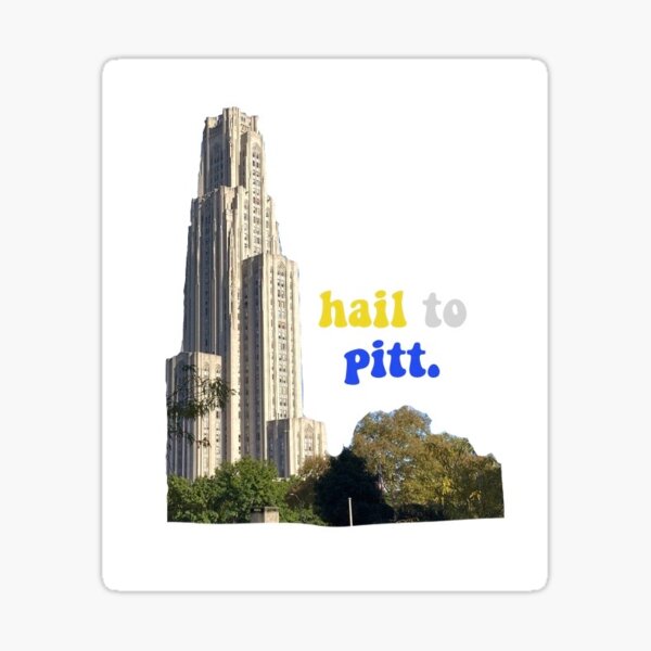 "Cathedral of Learning" Sticker for Sale by madsgilmore | Redbubble
