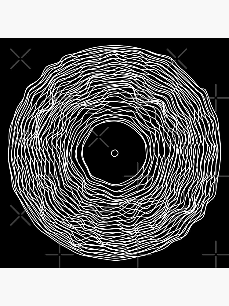 "Wavy Vinyl Record" Poster for Sale by safemouse | Redbubble