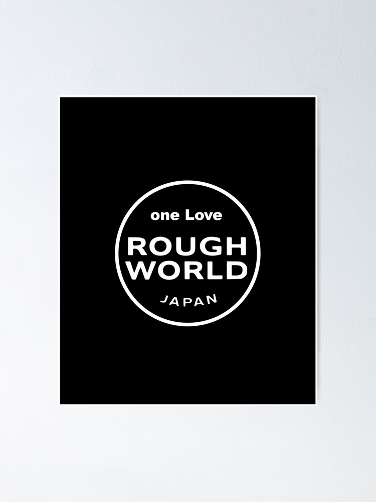 "RWB One Love Rough World Japan Rauh Welt Begriff Red Box Logo " Poster ...
